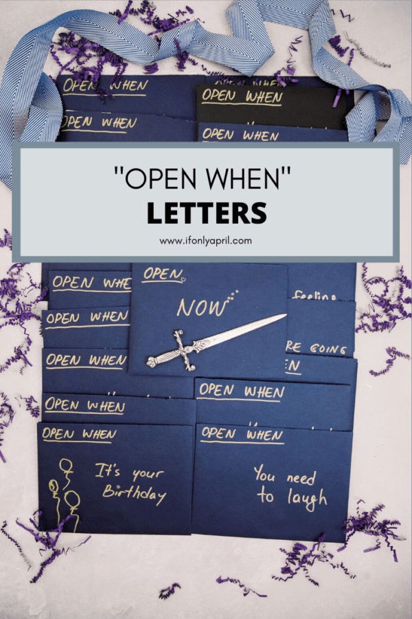 "OPEN WHEN" LETTERS {BEST PRESENT FOR YOUR LOVED ONE}